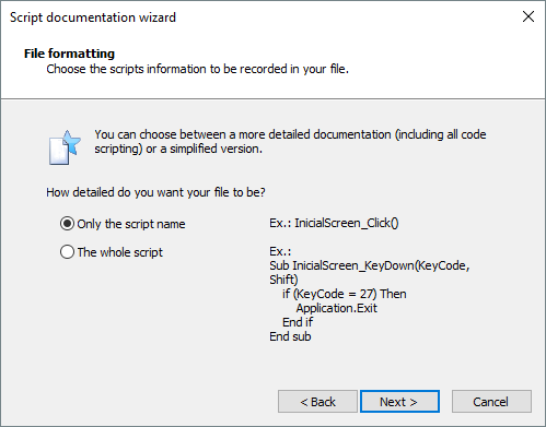 E3 Studio > Toolbars > Scripts Documentation