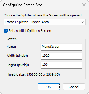 Structure of Screens and Frames > Exercises > Menu Screen