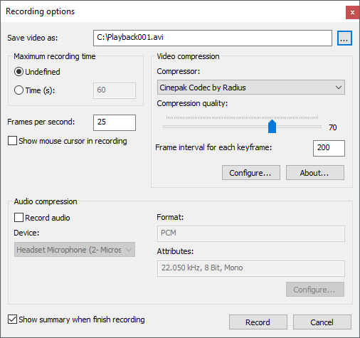E3Playback > User Interface > Toolbar