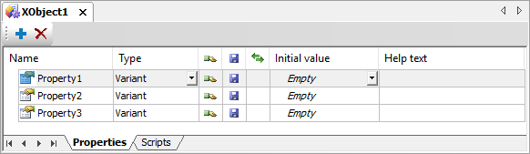 Libraries > User Library (ElipseX) > XObjects
