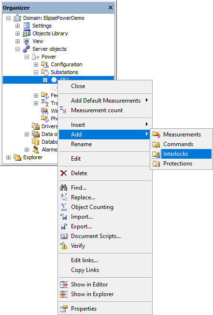 Synchronizing Data Objects > SCADA Configuration > Interlocks