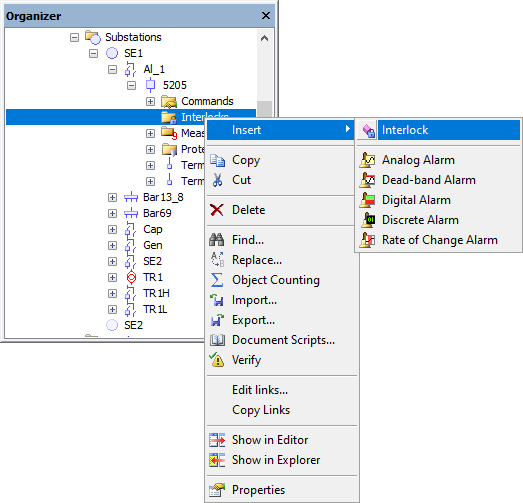 Synchronizing Data Objects > SCADA Configuration > Interlocks