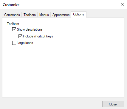 Elipse Power Studio > Settings > Appearance