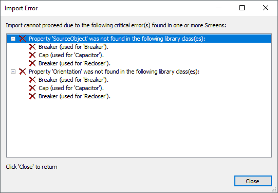 Importing to Screens > Customizing Libraries