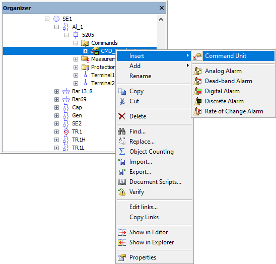 Synchronizing Data Objects > SCADA Configuration > Commands and Command ...