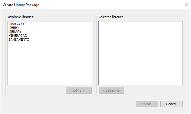 Elipse Power Studio > Toolbars > Create Library Package