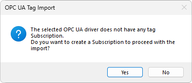Drivers > OPC UA Driver > Configuration