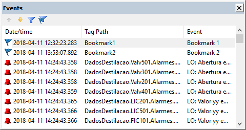 E3Playback > User Interface > Event List