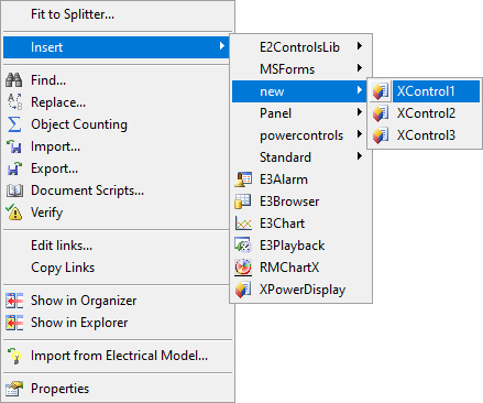 Libraries > User Library (ElipseX) > XControls