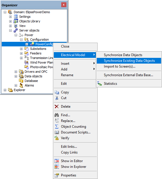 Synchronizing Data Objects > Synchronizing Existing Data Objects
