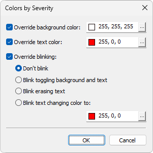 Colors Tab