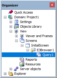 E3Browser's Query Object