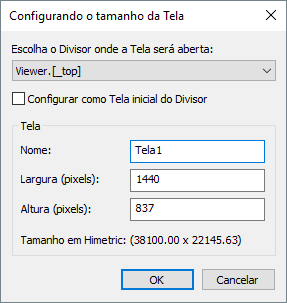 Telas e Objetos de Tela > Tela